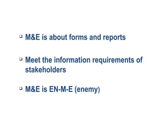 Division Monitoring and Evaluation ( M and E) Framework | PPT