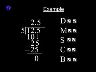 Division of decimals | PPTX