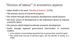 Division of Labour fOR Law students in short | PPTX