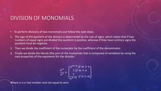 Division of polynomials | PPTX