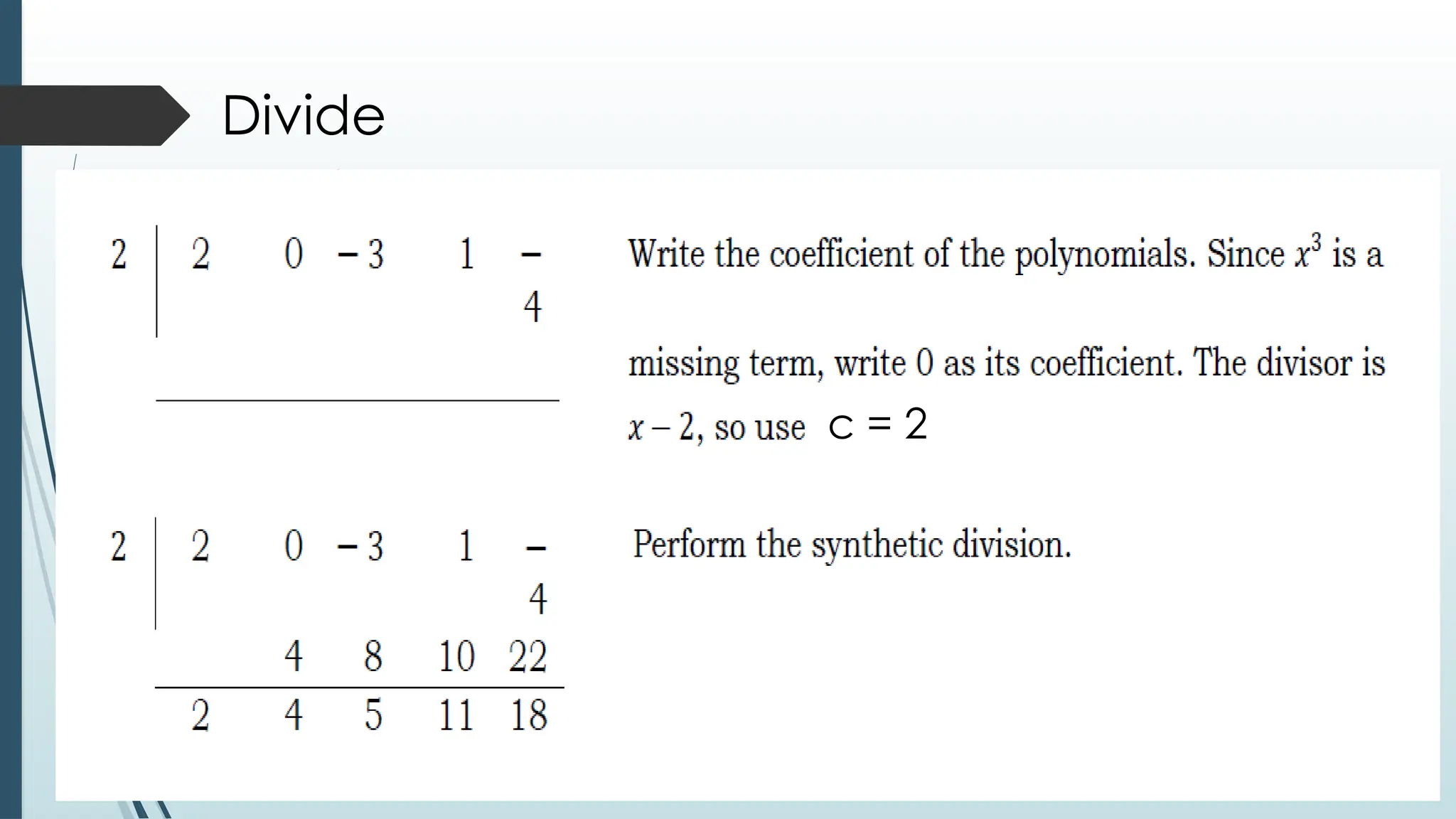 The Division of Polynomials- Synthetic.pptx
