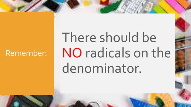 Division of Radicals.pptx | Physics | Science