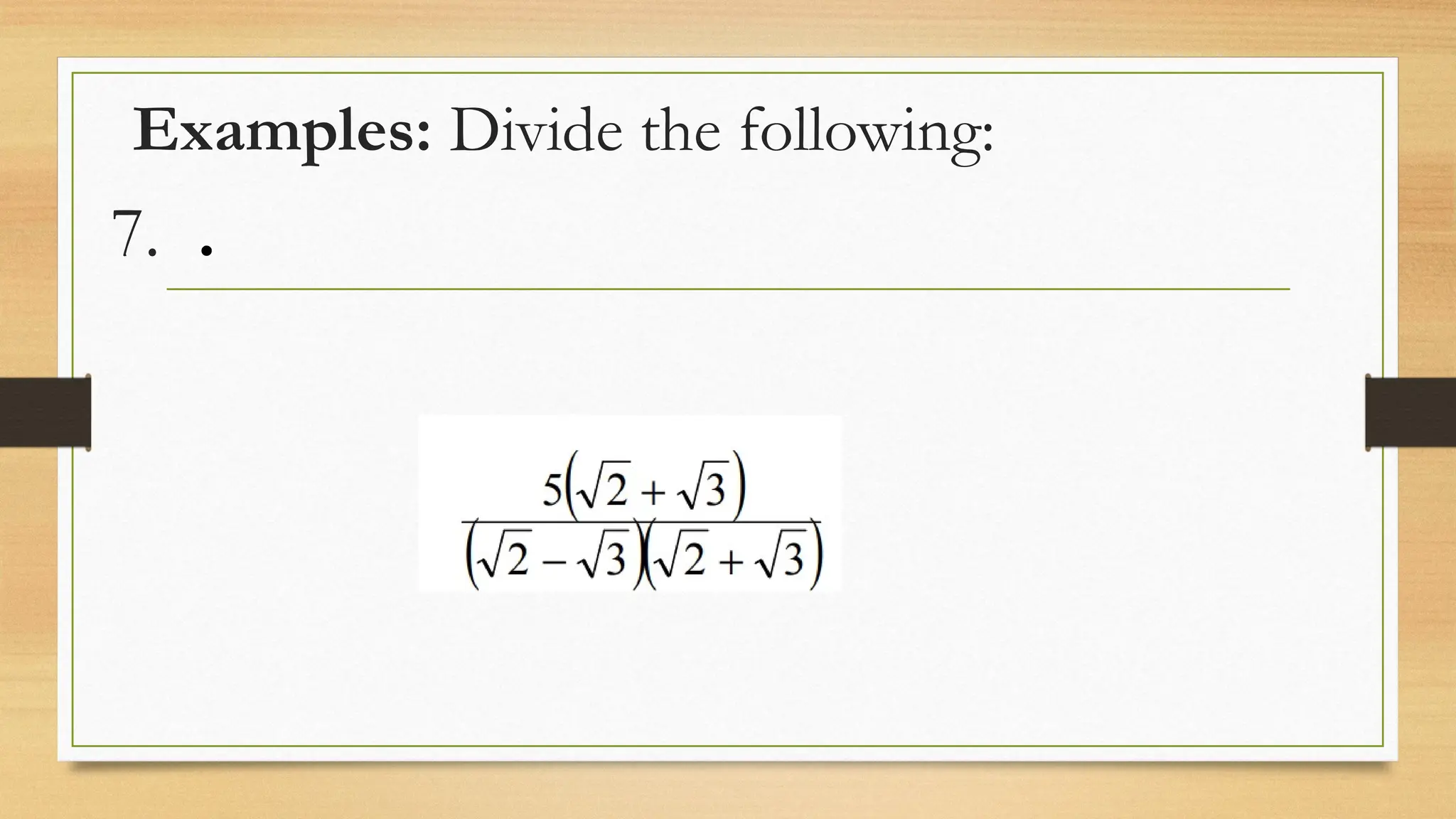 Division of Radicals grade 9 lesson.pptx
