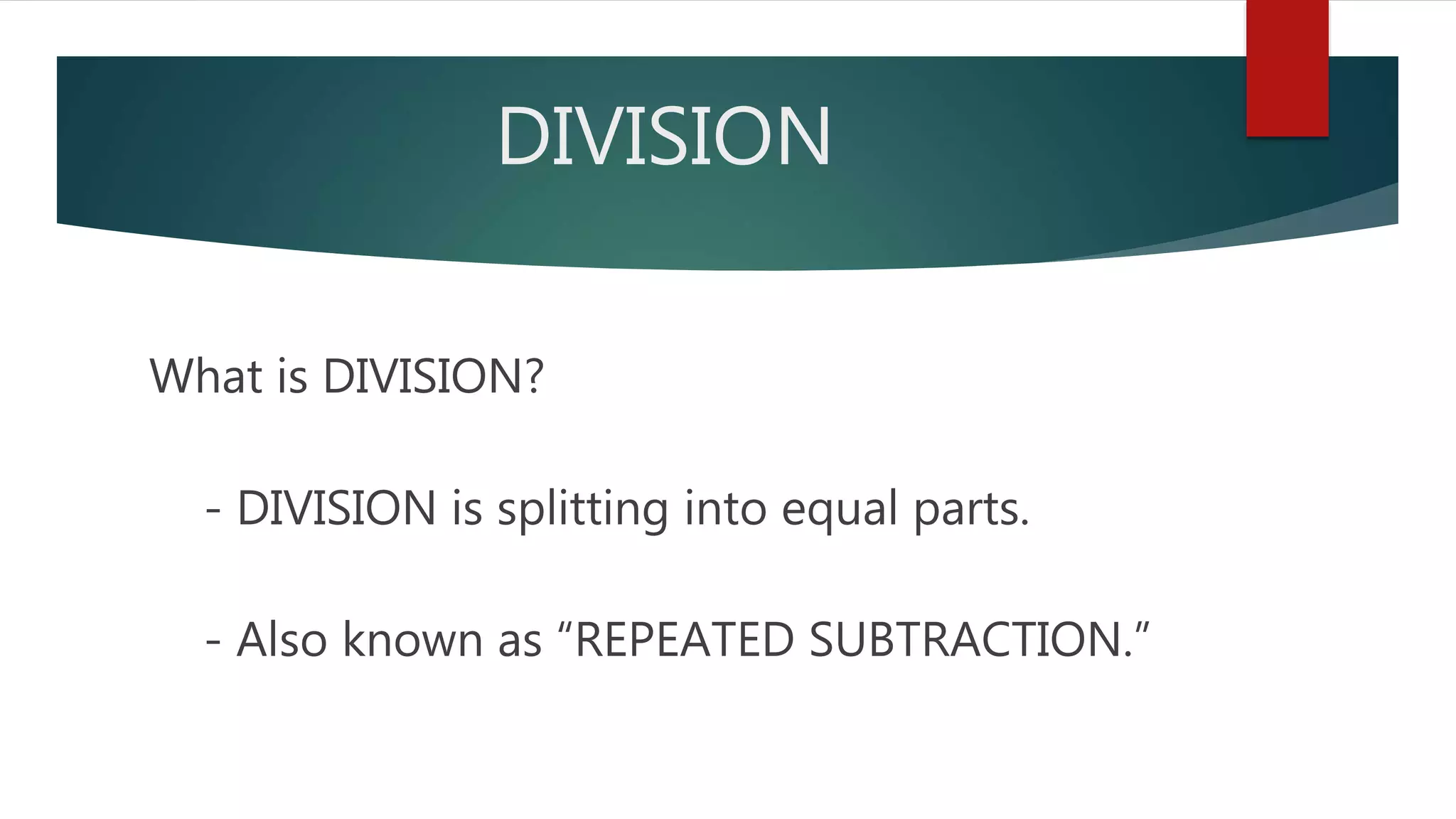 Division of whole numbers | PPTX