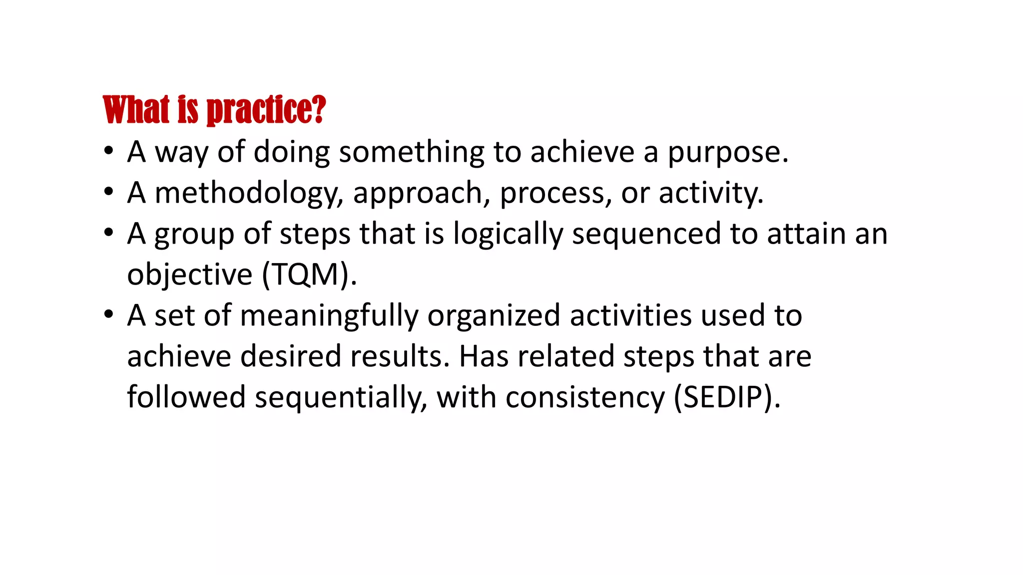 BEST PRACTICE: Identification, Documentation, and Confirmation | PPT