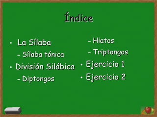 División Silábica | PPS