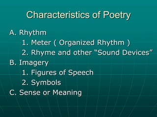 Divisions of literature | POTX