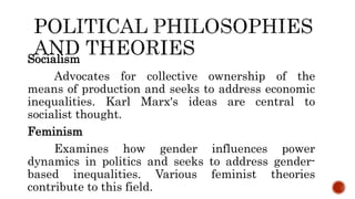 DIVISIONS OF POLITICAL SCIENCE PRESENTATION | PPTX