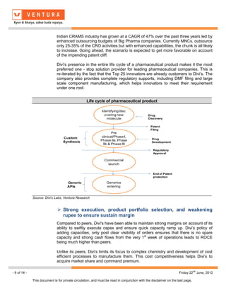 Divis' lab ltd | PDF