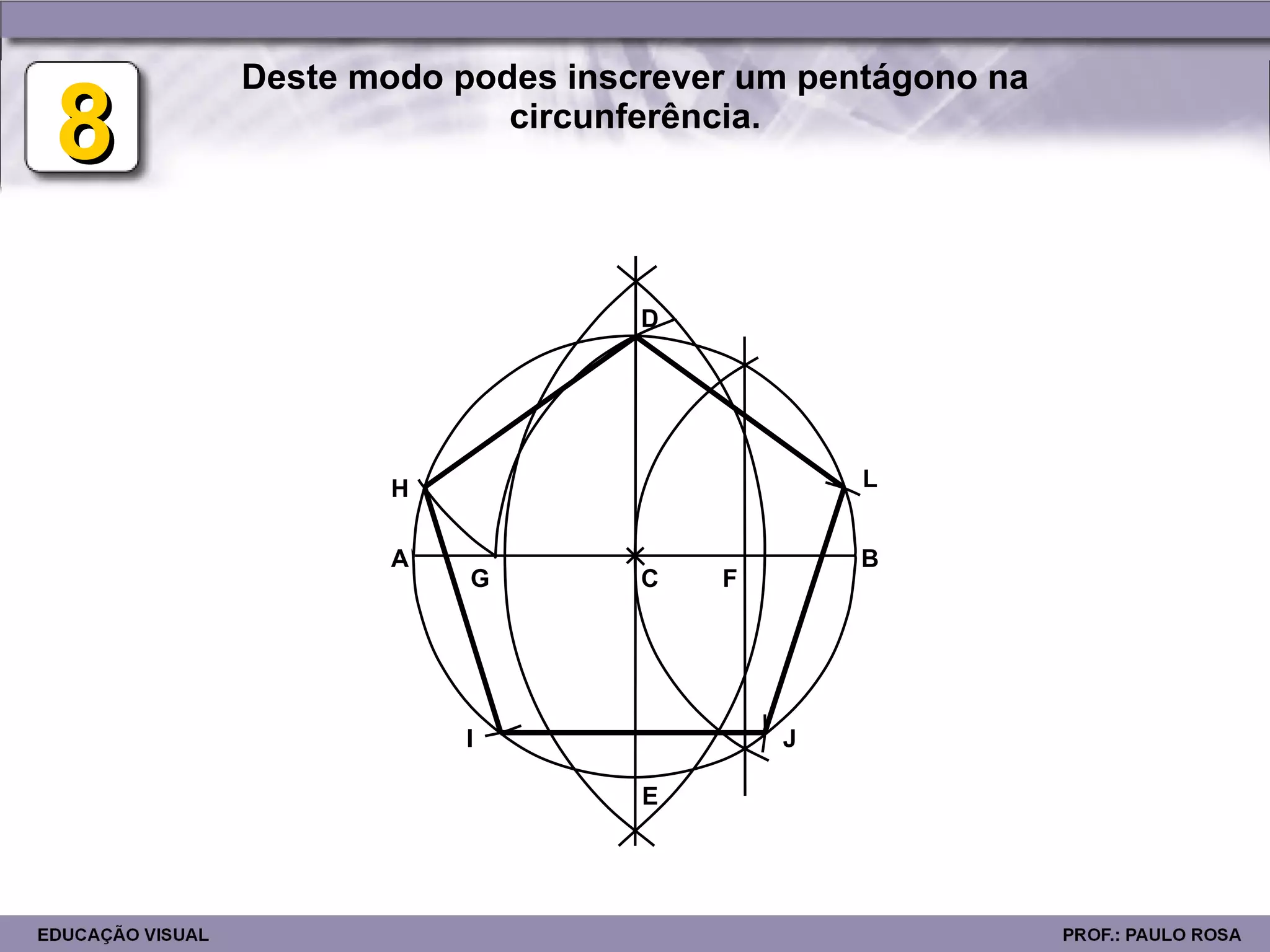 DivisãO Da CircunferêNcia Em 5 Partes Iguais | PPT