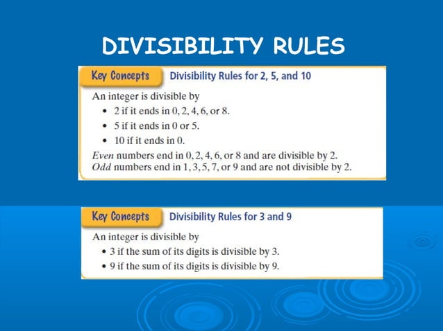 Divisors factors and multiples | PPT