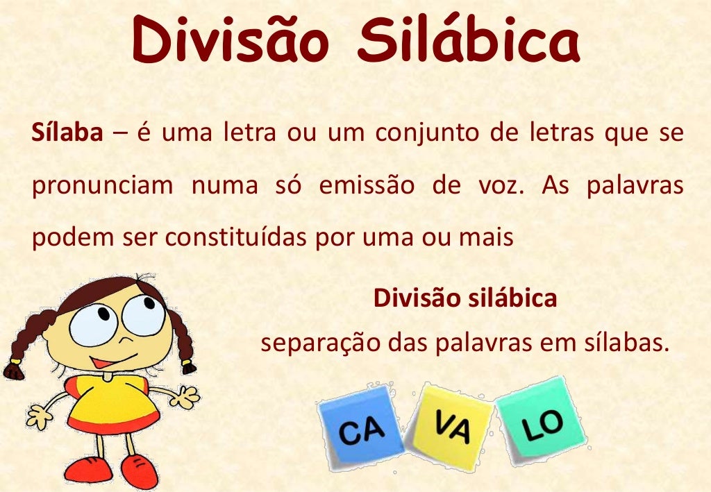 Divisão silábica