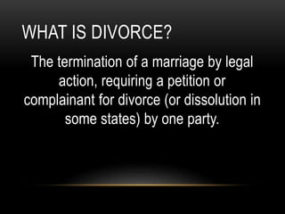 Divorce | PPT