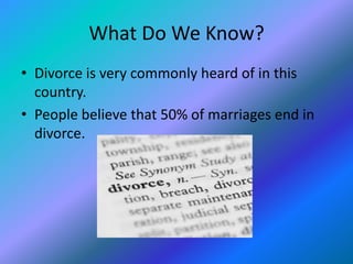 Divorce power point | PPT