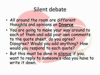 Divorce and remarriage | PPTX