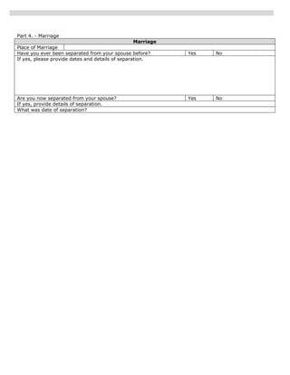 Divorce information and worksheet | PDF