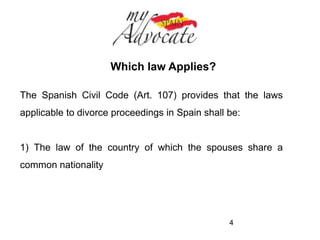 Divorce law canary islands | PPTX