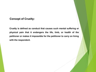 DIVORCE_ON_GROUND_OF_CRUELTY__1.pdfbhjjk | PPT