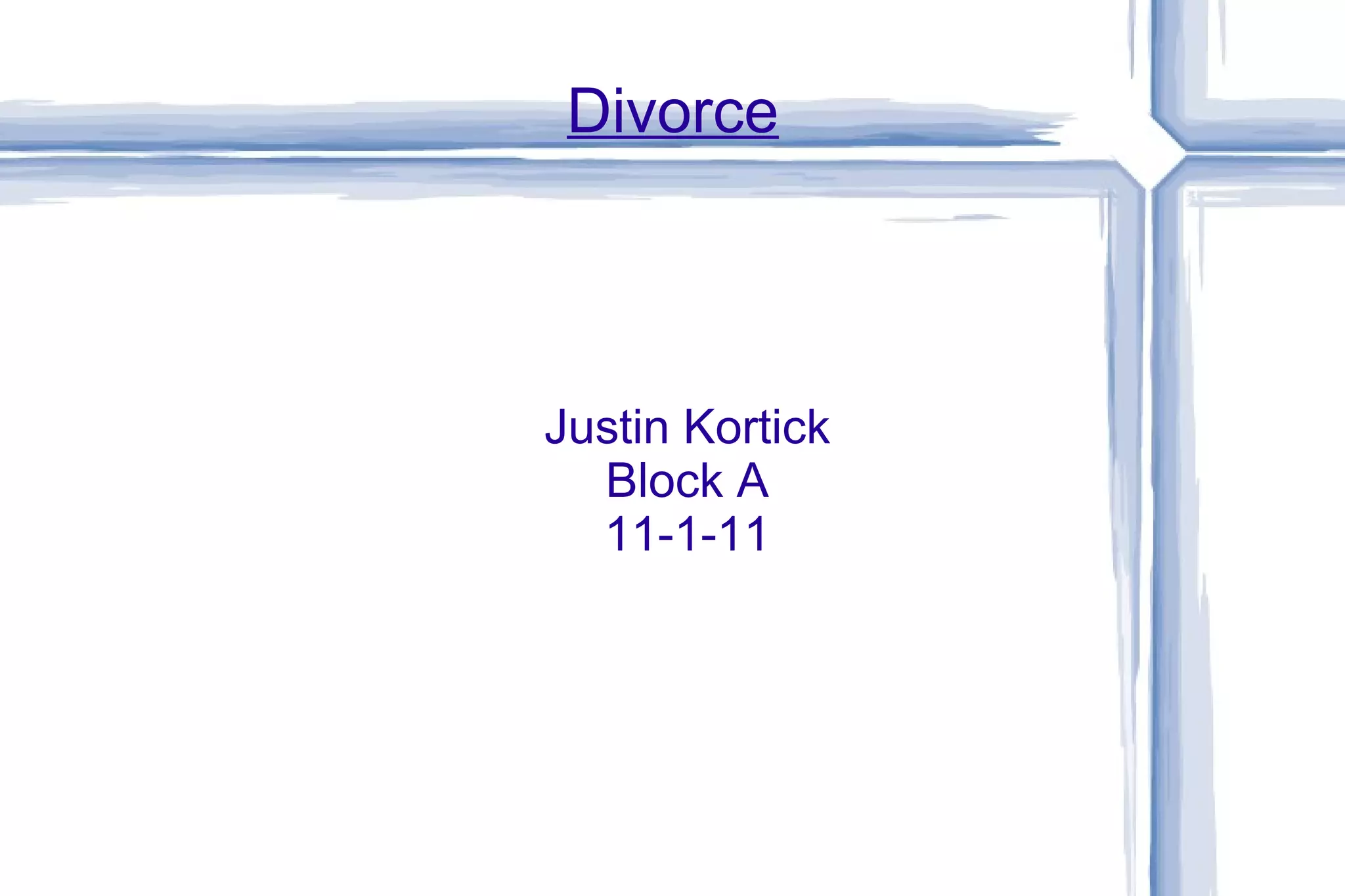 Divorce power point 4 | ODP | Divorce | Family and Relationships