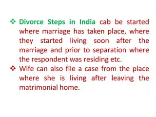 Divorce procedure India | Divorce Steps India | PPT | Free Download