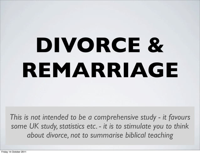 Divorce & Remarriage | PPT