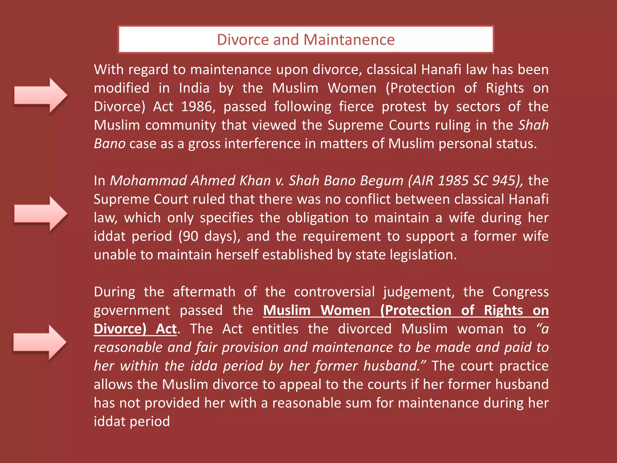 Divorce under muslim law | PPTX