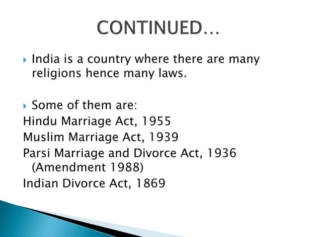 Divorce under the hindu marriage act, 1955 | PPTX | Hinduism | Religion & Spirituality