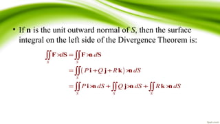 Divrgence theorem with example | PPT
