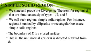 Divrgence theorem with example | PPT