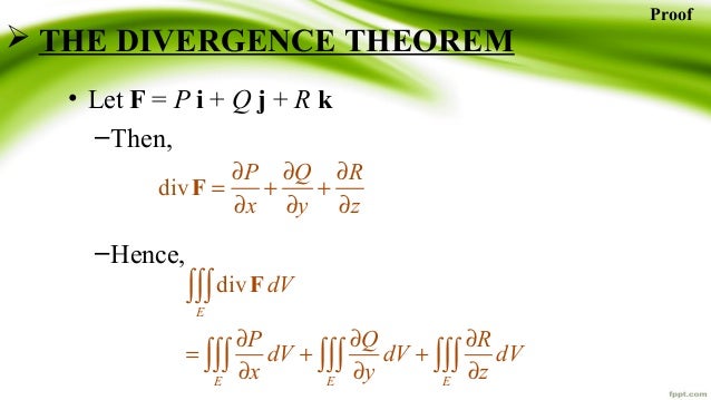 Divrgence theorem with example