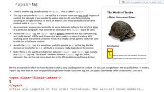 div_span talks about the div and the span elements | PPTX