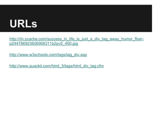 Div tag presentation | PDF