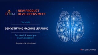 Demystifying Machine Learning | PPT