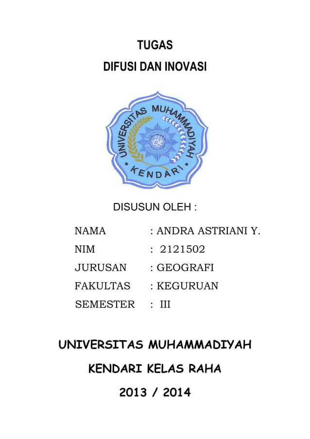 Divusi dan inovasi andra | DOCX