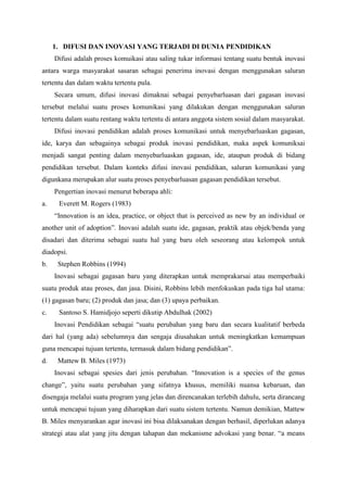 Divusi dan inovasi andra | DOCX