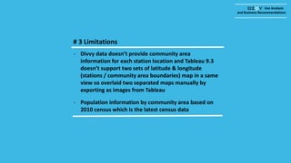 Divvy Bike Use Data Analysis and Recommendations | PDF