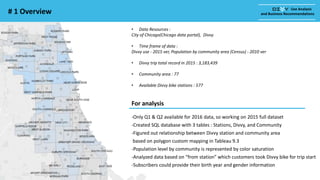 Divvy Bike Use Data Analysis and Recommendations | PDF
