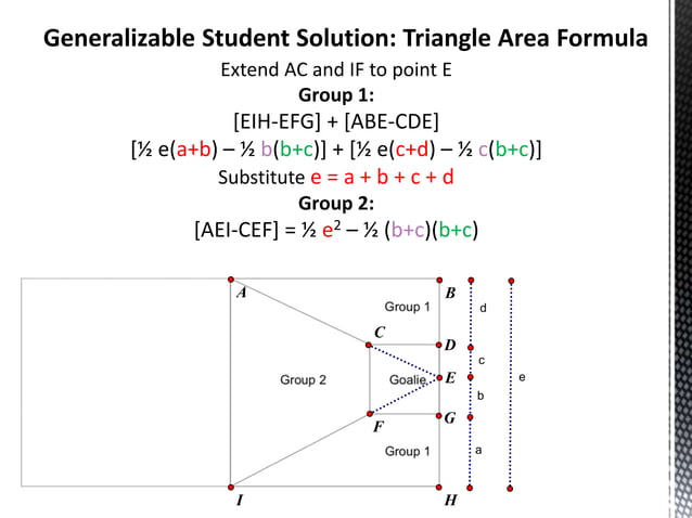 Divvying up the practice field: student solutions | PPTX