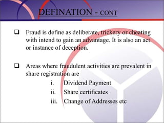 DIV WARRANT FRAUD.slide.ppt