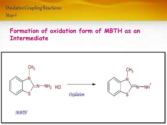 Pharmaceutical reagents, PDAB, FC, MBTH