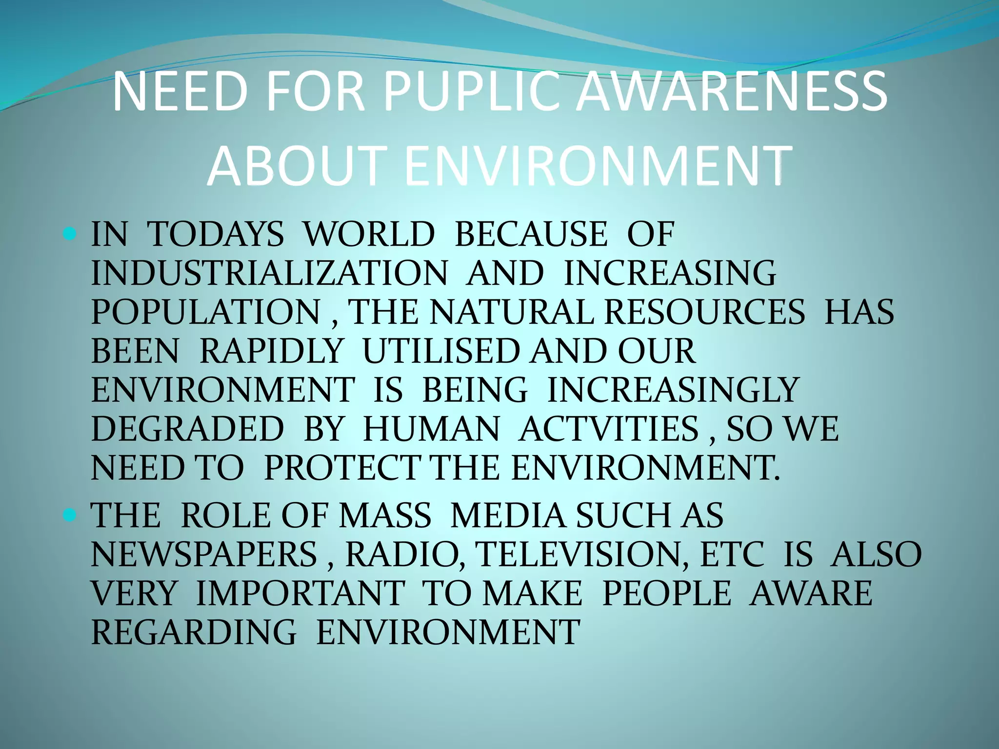 meaning significance and characteristics of environmental education | PPTX