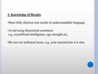 Ethical Standards in Testing | PPTX