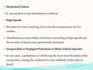 Railway accidents | PPTX