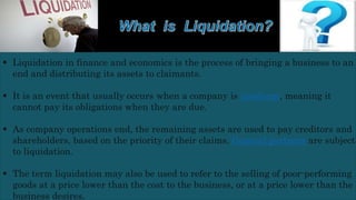 Liquidation of Companies | PPTX