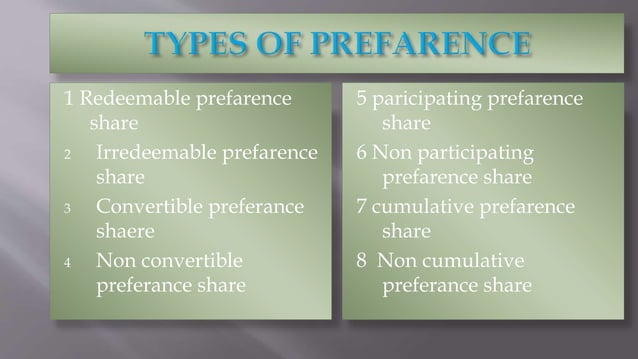 Share & types of shares | PPTX
