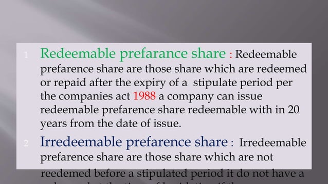 Share & types of shares | PPTX