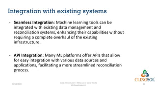 Data Reconciliation Made Easy: The Power of Machine Learning | PPTX ...