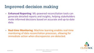 Data Reconciliation Made Easy: The Power of Machine Learning | PPTX ...