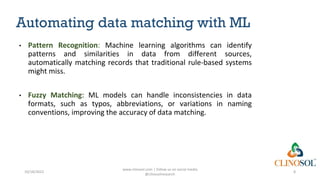 Data Reconciliation Made Easy: The Power of Machine Learning | PPTX ...
