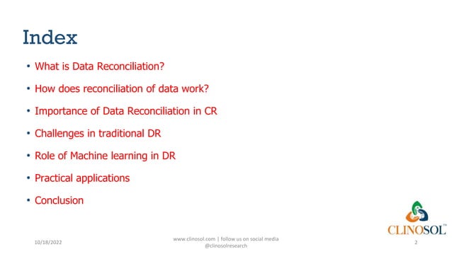 Data Reconciliation Made Easy: The Power of Machine Learning | PPT